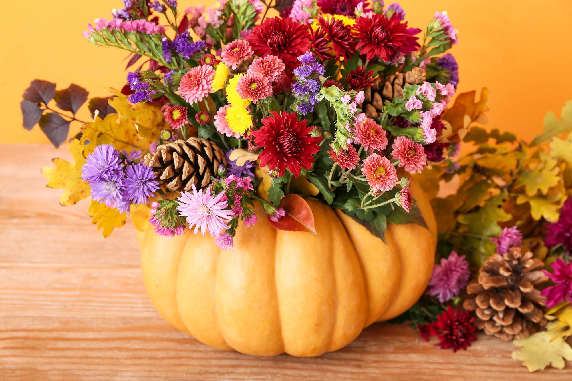 DIY - Créez une citrouille fleurie